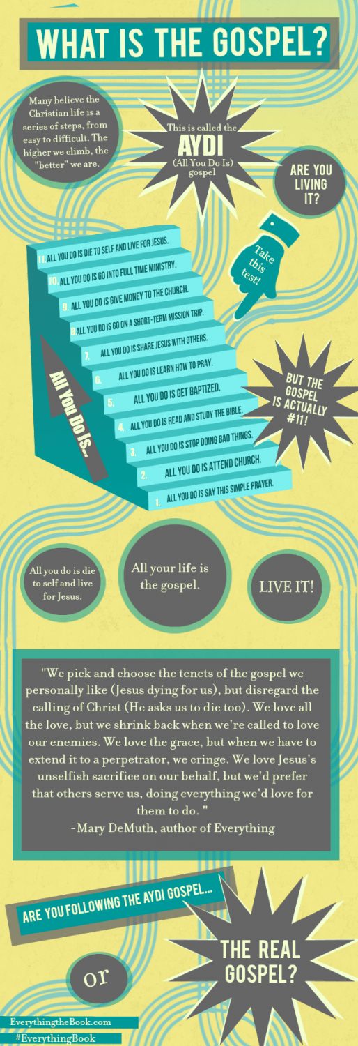 what is the gospel? [INFOGRAPHIC] by Dan King - BibleDude.net